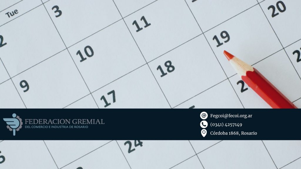 Tratamiento Laboral de los próximos feriados – Federación Gremial del Comercio e Industria de ...